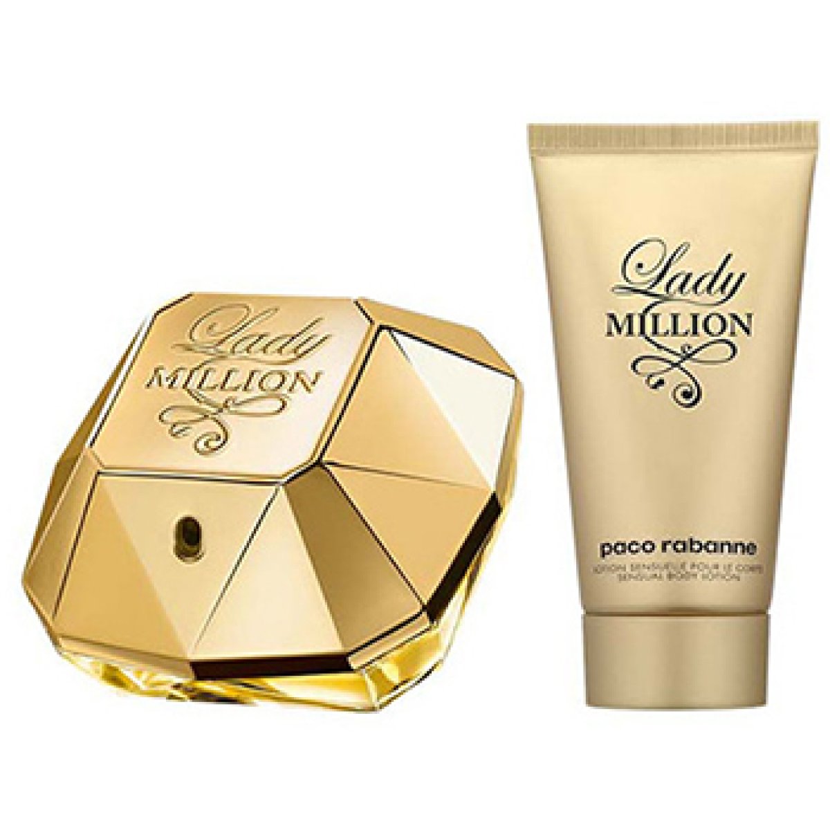 Paco Rabanne - Lady Million szett XV. - női, 80 ml eau de parfum + 100 ...